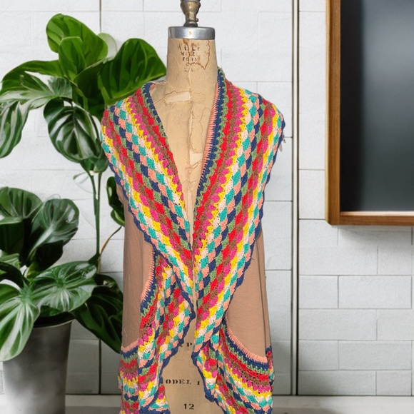 Jackets & Coats | Multicolor Knit Home Accent | Poshmark